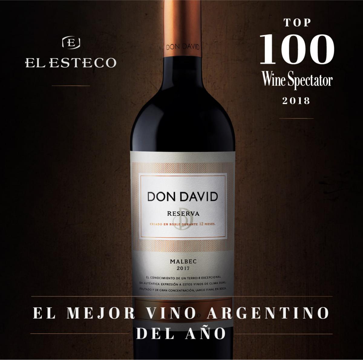 Don David Reserva Malbec 2017 fue elegido como el Mejor Vino Argentino ...